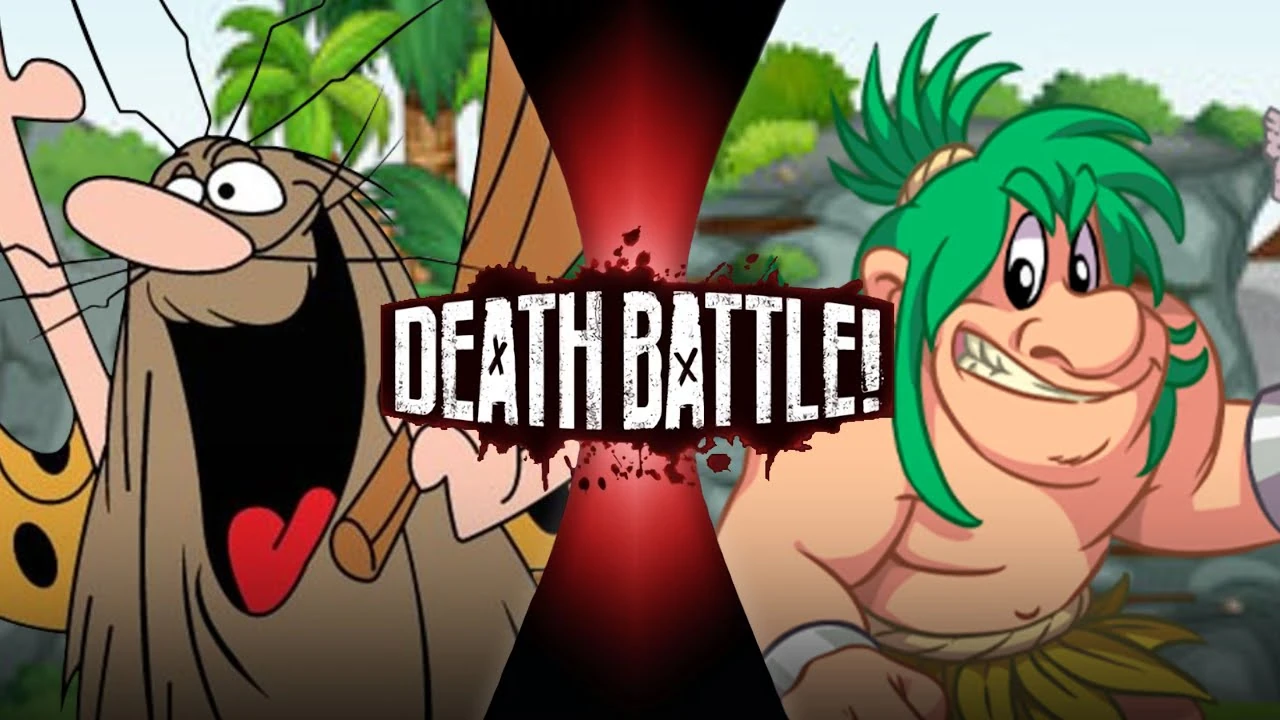 Captain Caveman (Captain Caveman TV show) VS Joe (Joe & Mac Games ...