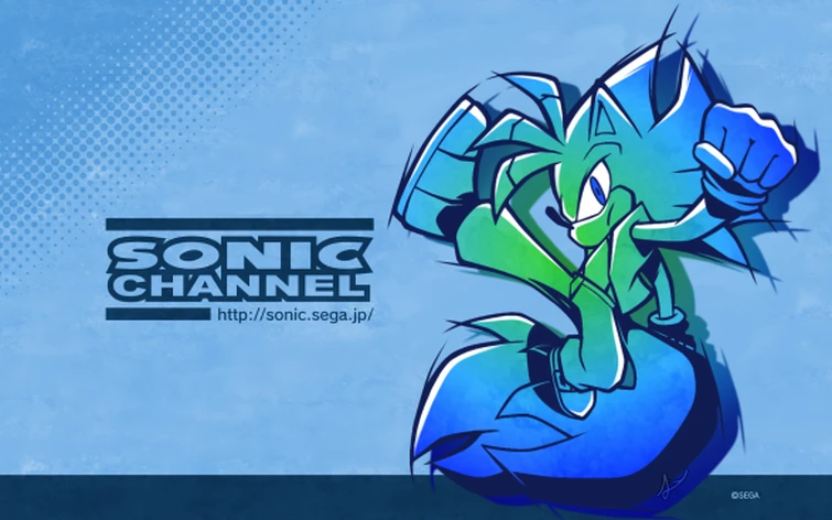 My main OC Sonic Channel art style and my new drawing. | Fandom