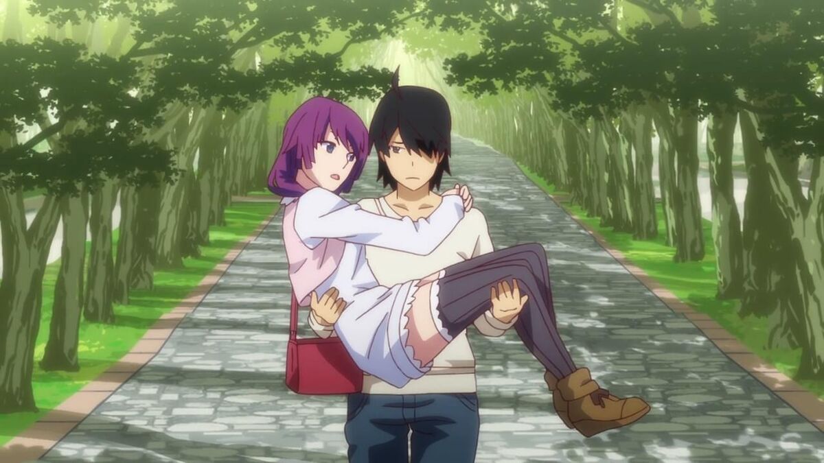 Owarimonogatari Episode 17 Hitagi Rendezvous Part 2 Bakemonogatari