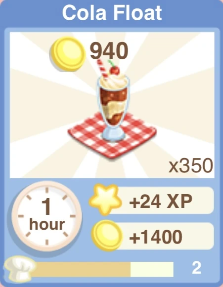 Cola Float | Bakery Story Wiki | Fandom