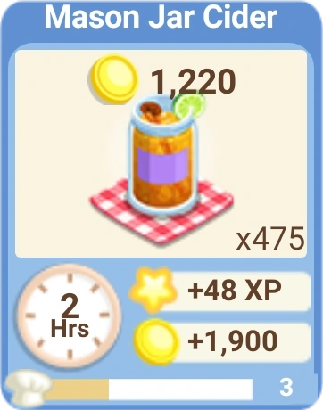Mason Jar Cider | Bakery Story Wiki | Fandom