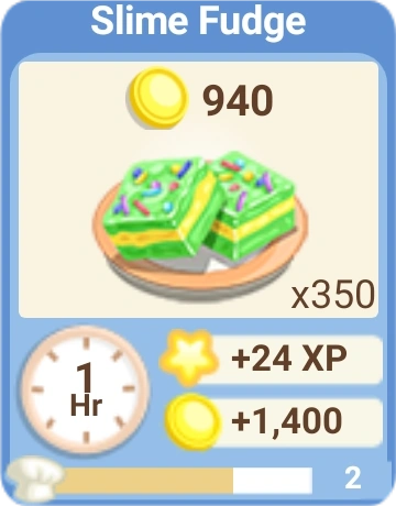 Slime Fudge | Bakery Story Wiki | Fandom