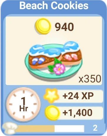 Beach Cookies | Bakery Story Wiki | Fandom