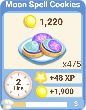 Moon Spell Cookies | Bakery Story Wiki | Fandom