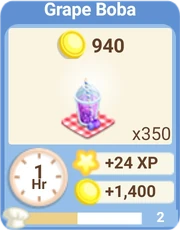 Grape Boba | Bakery Story Wiki | Fandom