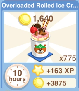 Overloaded Rolled Ice Cream | Bakery Story Wiki | Fandom