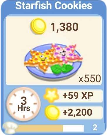 Starfish Cookies | Bakery Story Wiki | Fandom