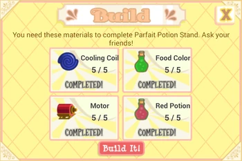 Parfait Potion Stand | Bakery Story Wiki | Fandom