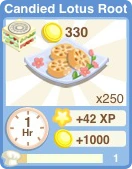 Candied Lotus Root | Bakery Story Wiki | Fandom