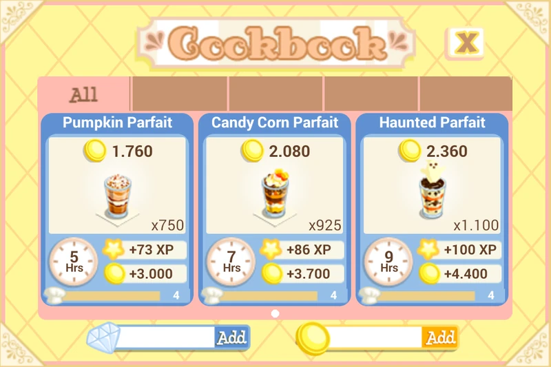 Parfait Potion Stand | Bakery Story Wiki | Fandom