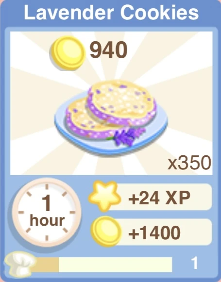 Lavender Cookies | Bakery Story Wiki | Fandom