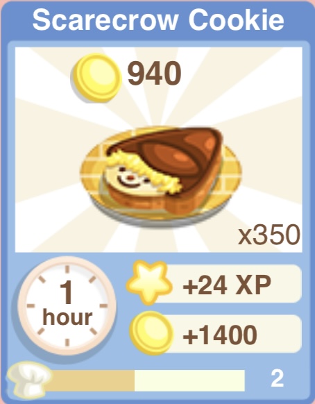 Scarecrow Cookies Bakery Story Wiki Fandom