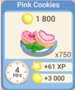 Pink Cookies | Bakery Story Wiki | Fandom