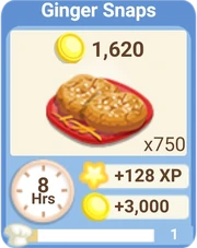 Ginger Snaps | Bakery Story Wiki | Fandom