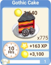 Gothic Cake | Bakery Story Wiki | Fandom