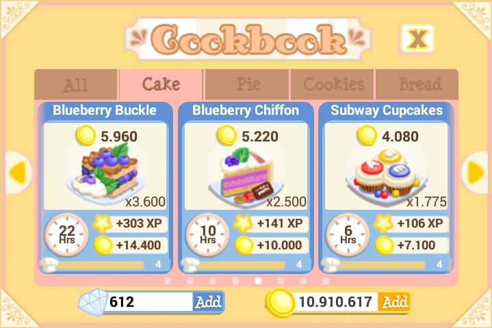 Cakes | Bakery Story Wiki | Fandom