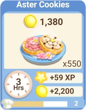 Aster Cookies | Bakery Story Wiki | Fandom