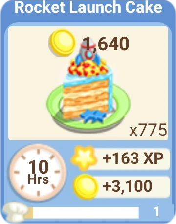 Rocket Launch Cake | Bakery Story Wiki | Fandom