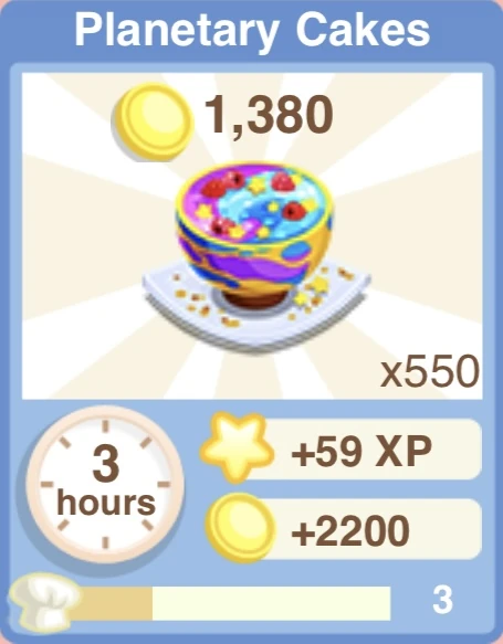 Planetary Cakes | Bakery Story Wiki | Fandom