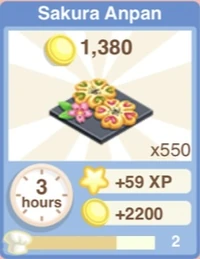 Sakura Anpan | Bakery Story Wiki | Fandom