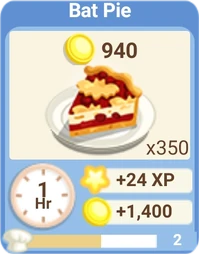 Bat Pie | Bakery Story Wiki | Fandom