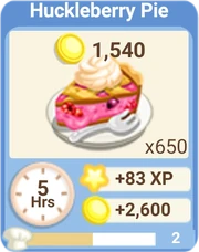 Huckleberry Pie | Bakery Story Wiki | Fandom