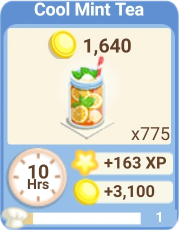 Cool Mint Tea | Bakery Story Wiki | Fandom