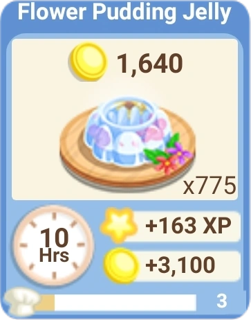 Flower Pudding Jelly | Bakery Story Wiki | Fandom