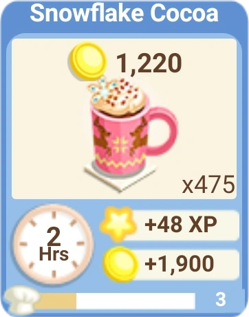 Snowflake Cocoa | Bakery Story Wiki | Fandom