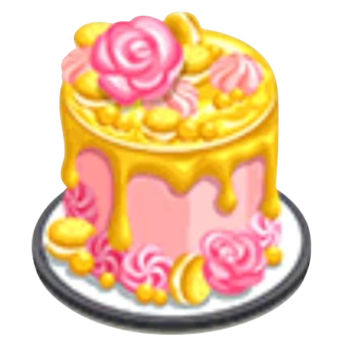Pink Gilded Cake | Bakery Story Wiki | Fandom