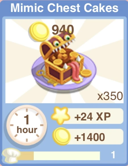 Mimic Chest Cakes | Bakery Story Wiki | Fandom