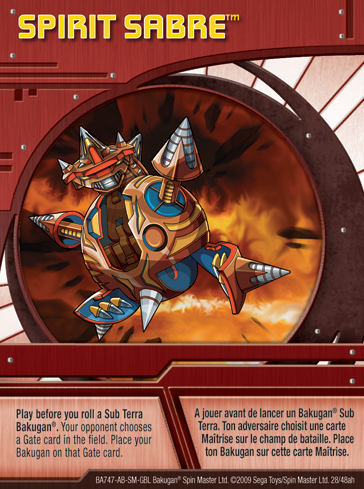 Spirit Sabre | Bakugan Wiki | Fandom