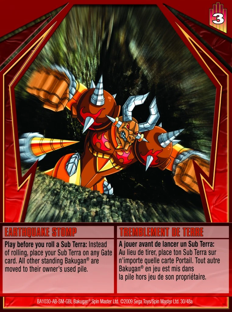 Earthquake Stomp | Bakugan Wiki | Fandom