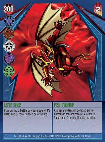 Late Fire | Bakugan Wiki | Fandom