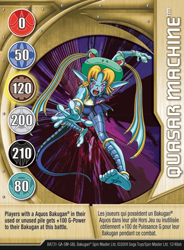 Quasar Machine | Bakugan Wiki | Fandom