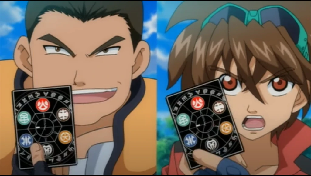 bakugan card coloring pages