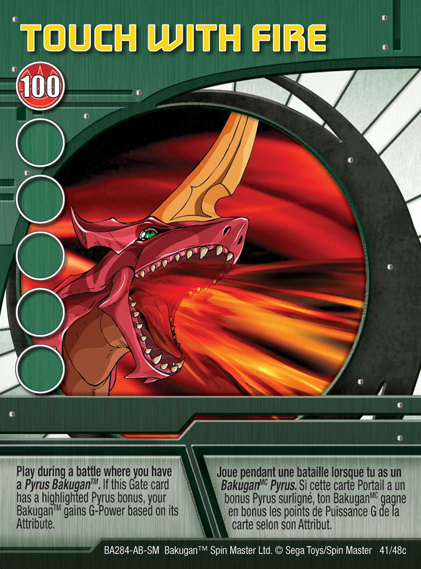 Touch with Fire | Bakugan Wiki | Fandom