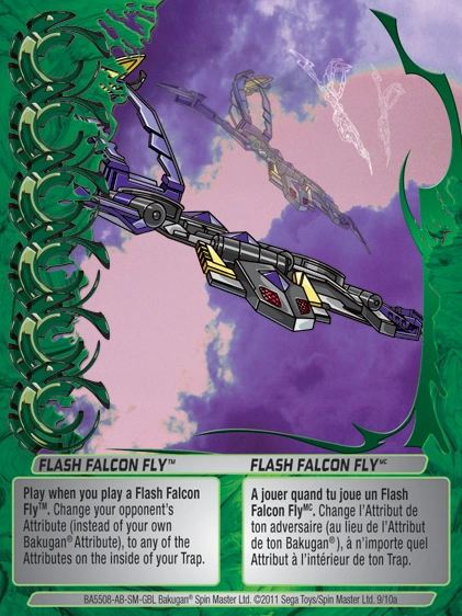 Flash Falcon Fly (Card) | Bakugan Wiki | Fandom