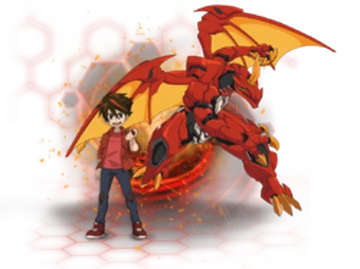 how to draw bakugan characters