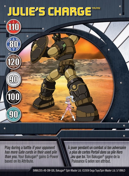 Julie's Charge | Bakugan Wiki | Fandom