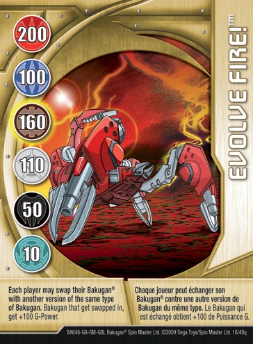 Evolve Fire! | Bakugan Wiki | Fandom