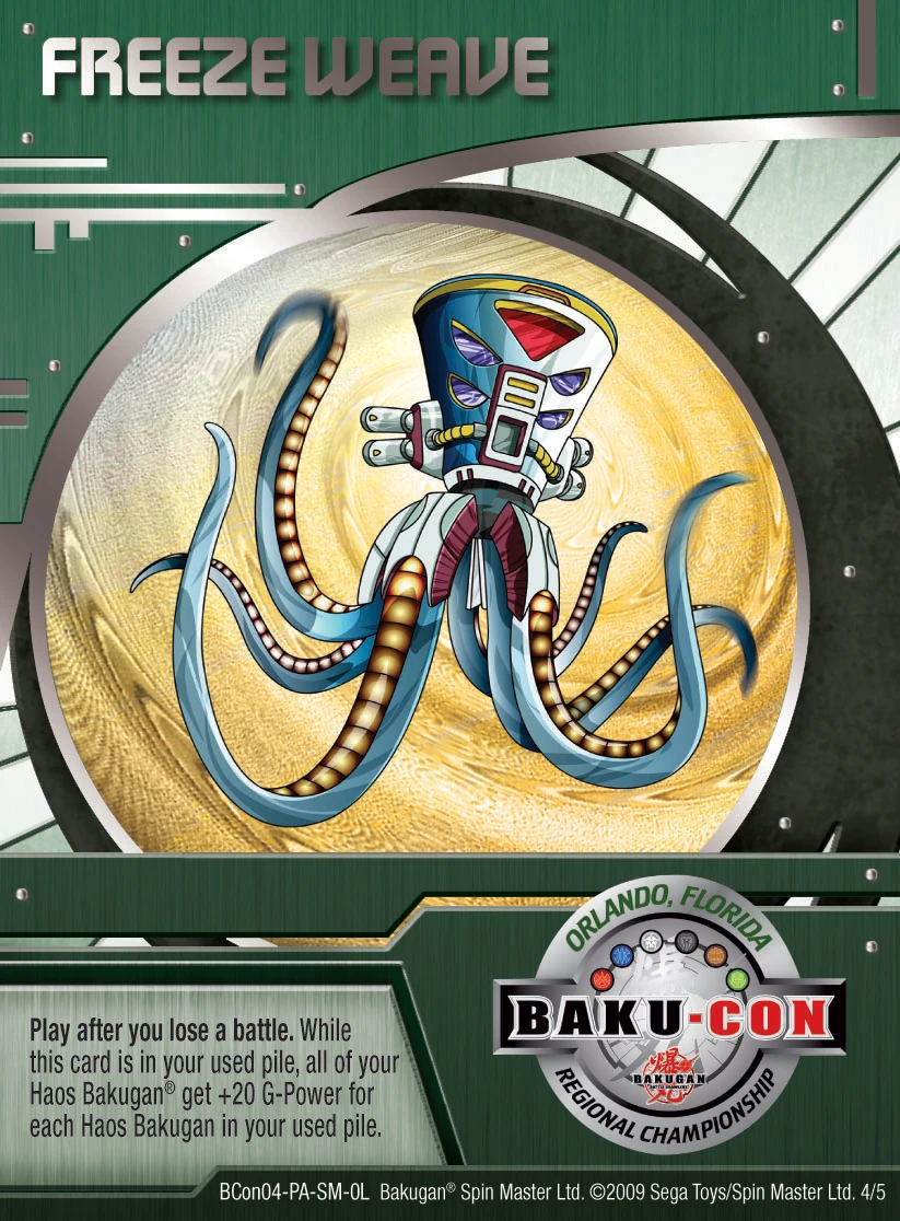 Freeze Weave | Bakugan Wiki | Fandom