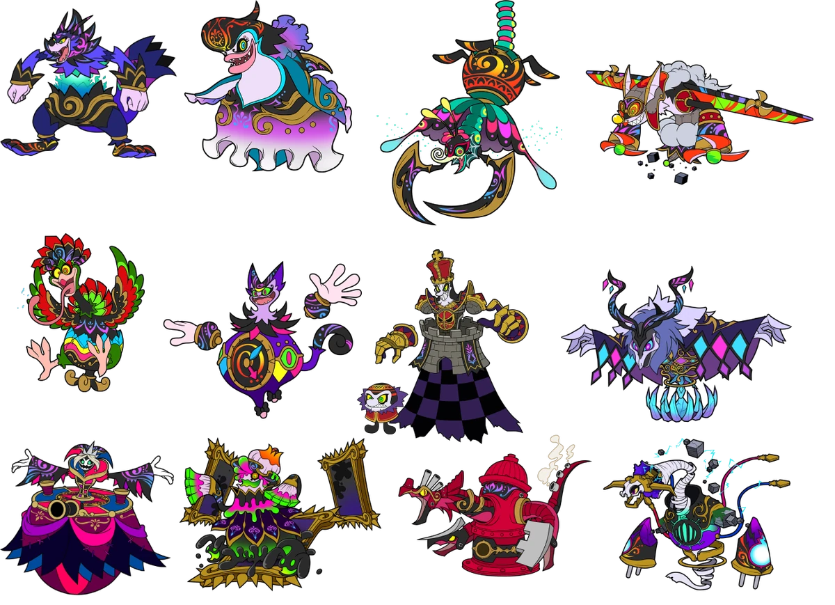 Nega Bosses | Balan Wonderworld Wiki | Fandom