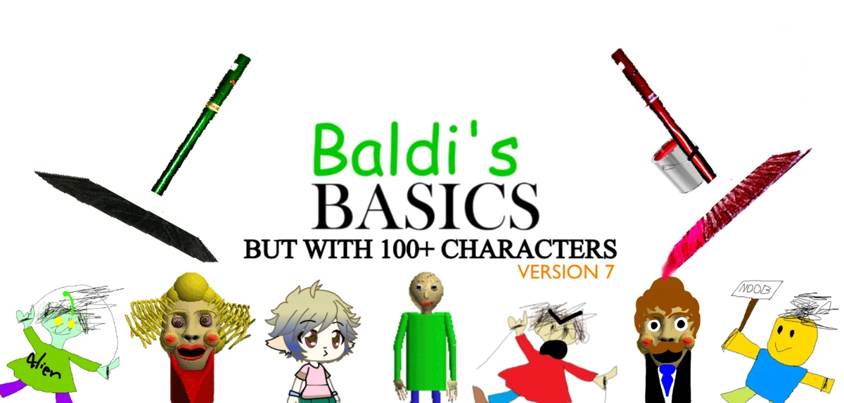 Baldi Basics But Hundred Plus Characters | Baldi Basics But Hundred ...