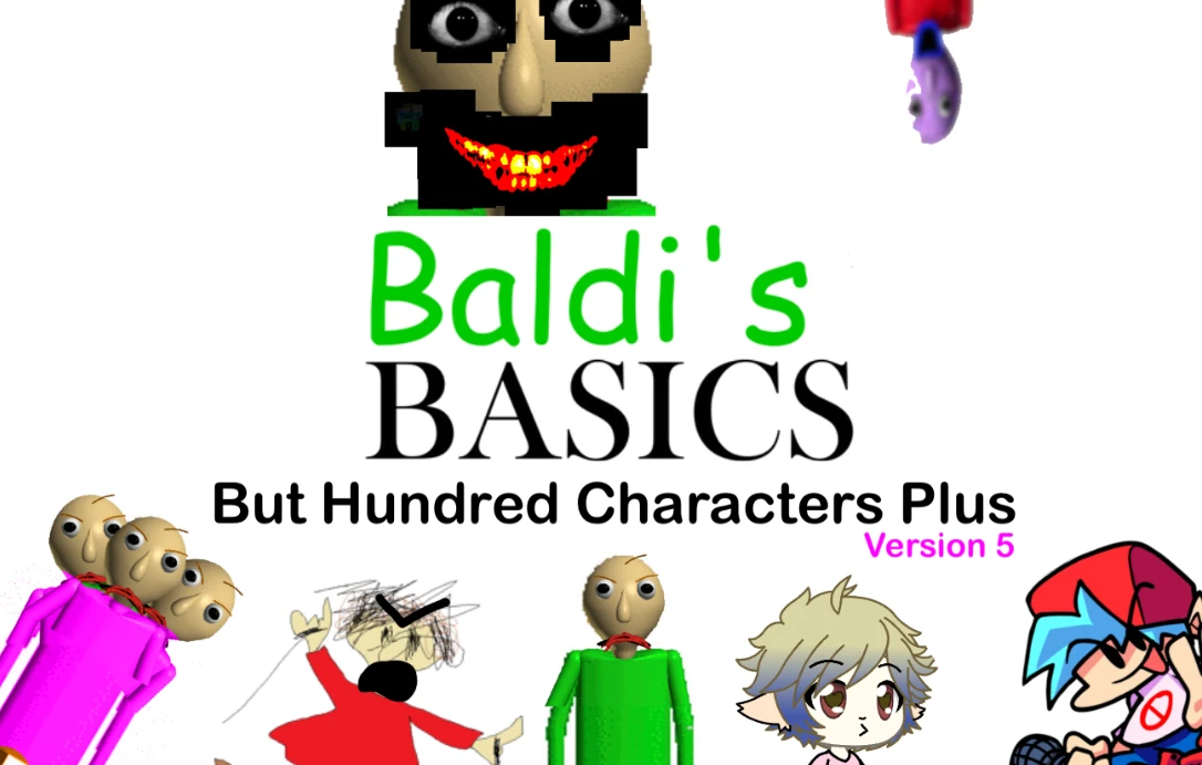 Baldi Basics But Hundred Plus Characters | Baldi Basics But Hundred ...