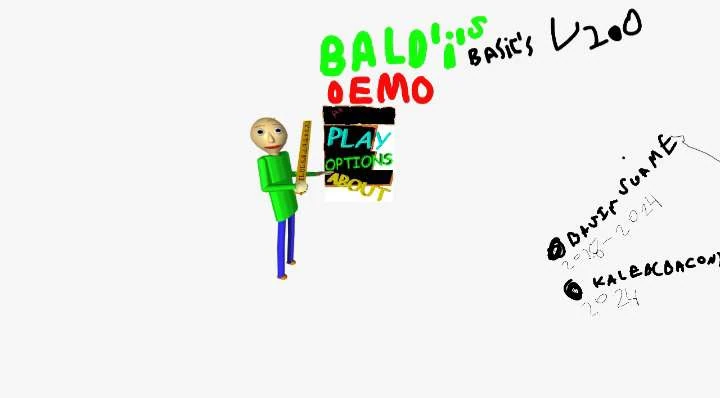V1.0 (Demo) | Baldi Basics With Characters New Wiki | Fandom