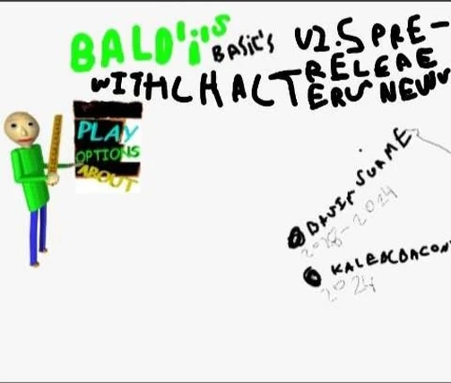 Baldi's Basics With Characters New | Baldi Basics With Characters New ...