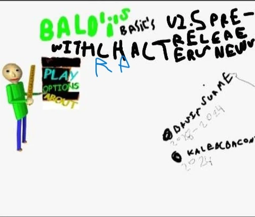 Baldi's Basics With Characters New RP | Baldi Basics With Characters ...