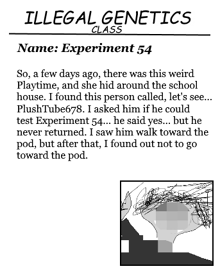 Experiment 054 | Baldi's Basics Fanon Wiki | Fandom