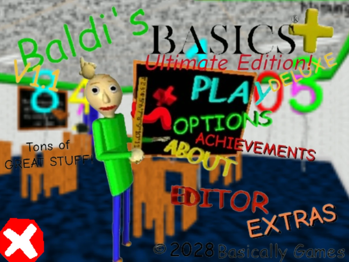Baldi's Basics Plus: Ultimate Edition Deluxe | Baldi's Basics Fanon ...